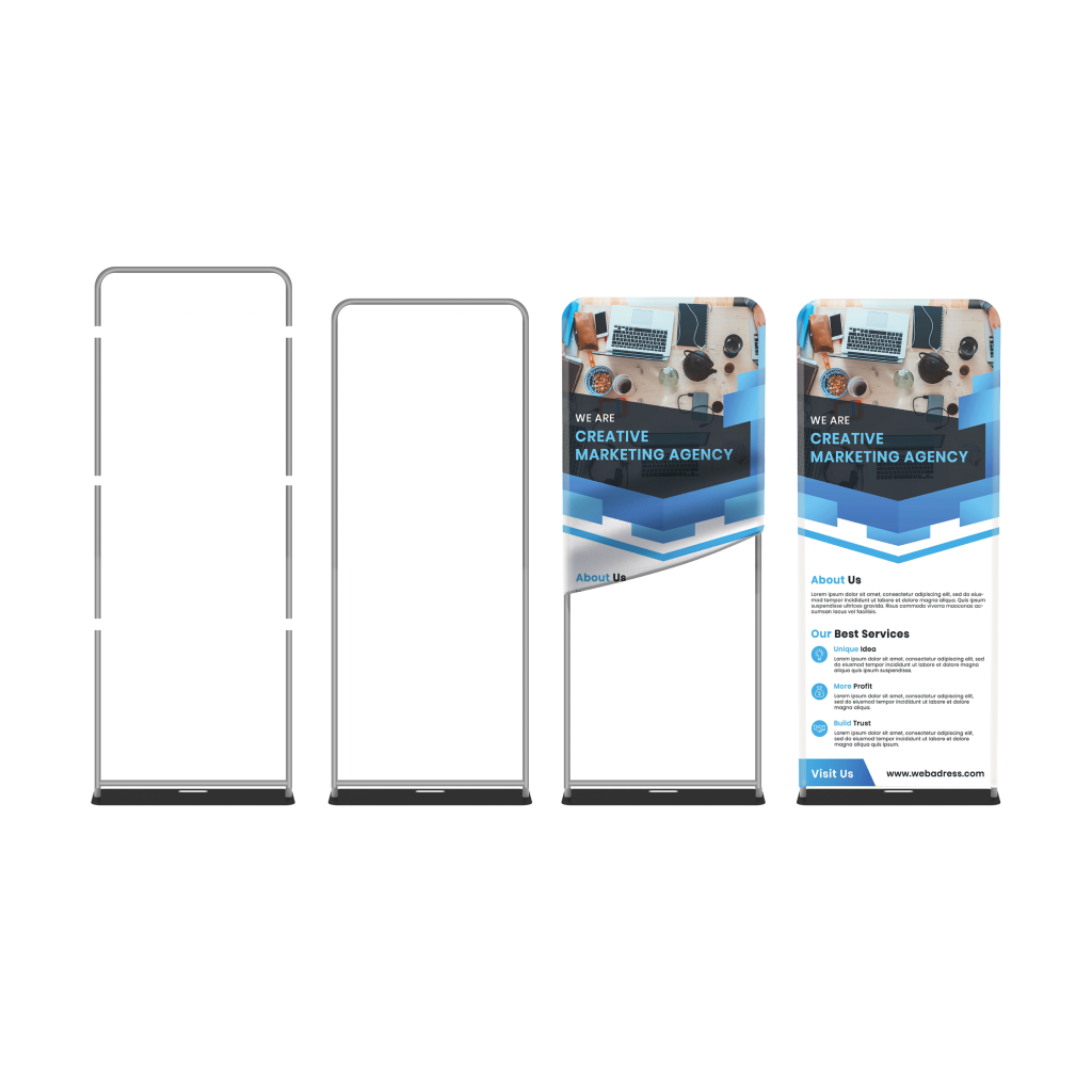 Tension Fabric Stand – HikePrint